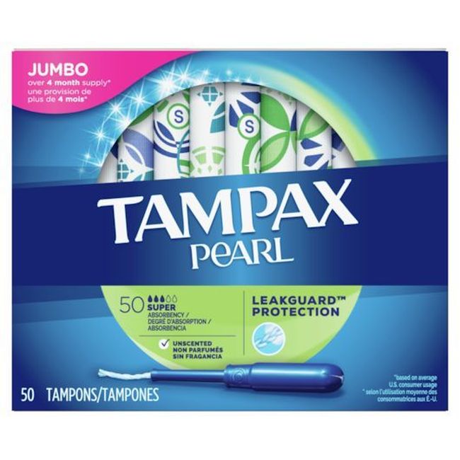 Super Jumbo Tampon, 50 count | FoodServiceDirect.ca - Canada's Widest ...