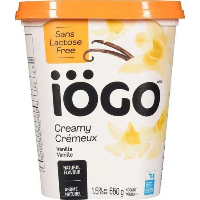 Iogo Yogurt Vanilla Creamy Lactose/f 1.5%