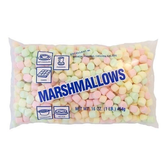 Miniature Assorted Colors/Flavored Marshmallows, 1 Pound ...