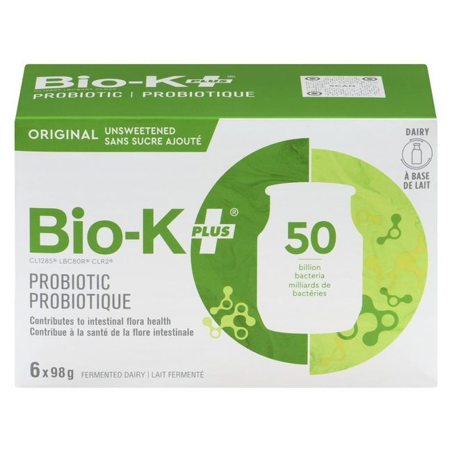 Bio-K+ Fermented Milk Probiotic Original 50B 4x6 pack ...