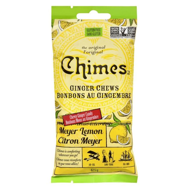 Chimes Meyer Lemon Ginger Chews 1.5oz | FoodServiceDirect.ca - Canada's ...