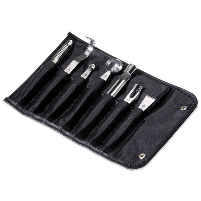 Triangle Stainless Steel Garnishing Tool Set| Set Of 7