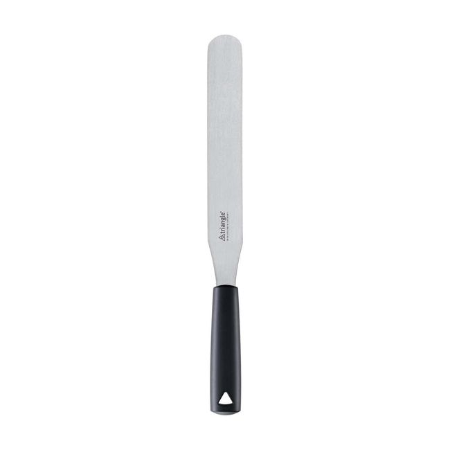 Triangle Stainless Steel Spatula With Polypropylene Handle| 25 Centimeter