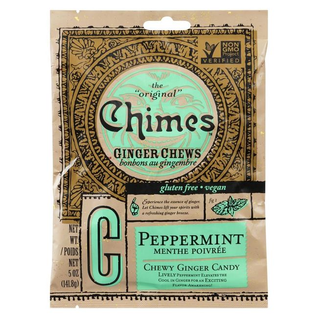 Chimes Peppermint Ginger Chews 5 oz(141.8g) | FoodServiceDirect.ca ...