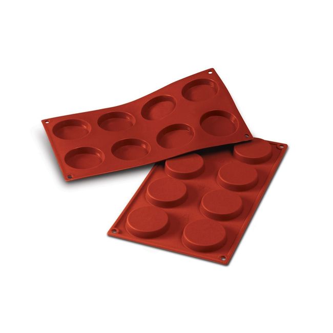 SiliconFlex Alimentary Silicone 8 Cavities Florentine Mold, 2.36 inch ...