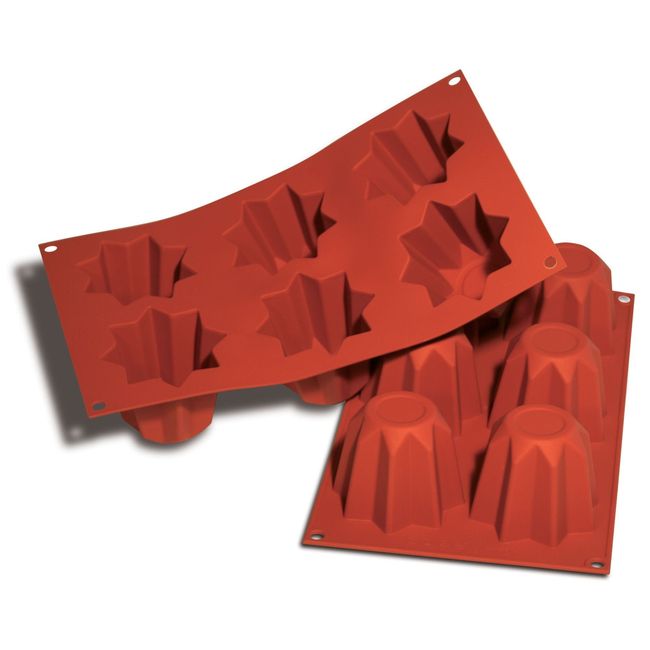 SiliconFlex Alimentary Silicone 6 Cavities Pandorino Mold, 2.95 inch ...