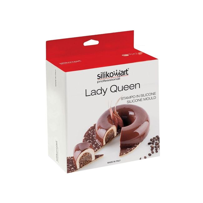 Silikomart Tortaflex Single Cavity Lady Queen Mold Set| Set Of 2