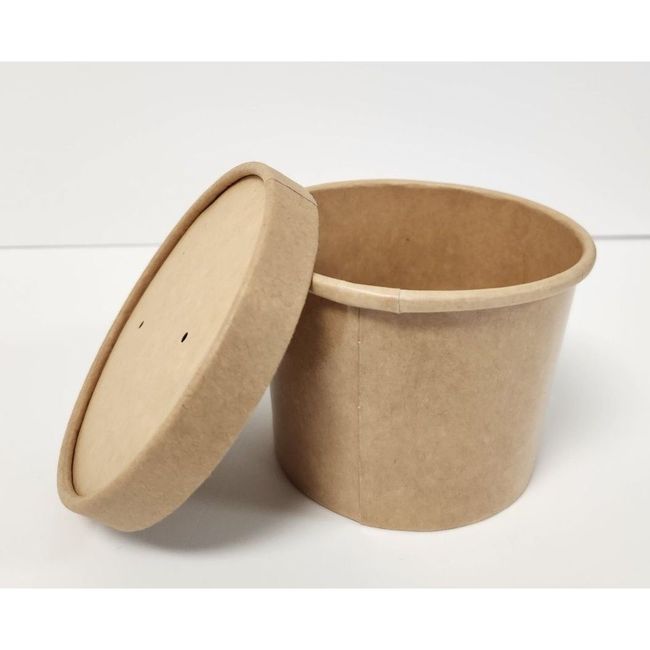 Somi Kraft Combo Paper Food Container| 12 Ounce Capacity