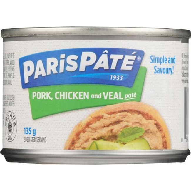 PARIS PATE PORK CHICKEN VEAL | FoodServiceDirect.ca - Canada's Widest ...