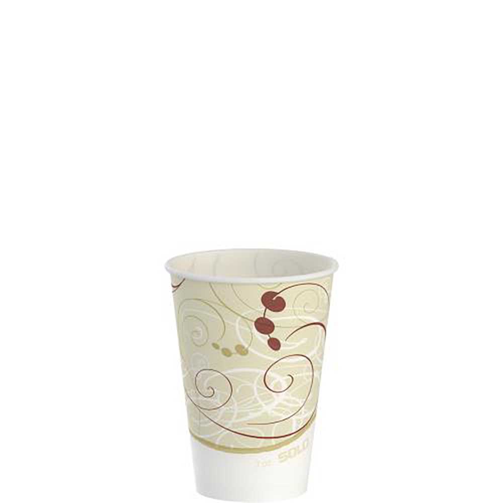 Solo Treated Wax Coated Paper Cold Cup 7 Oz Symphony Design