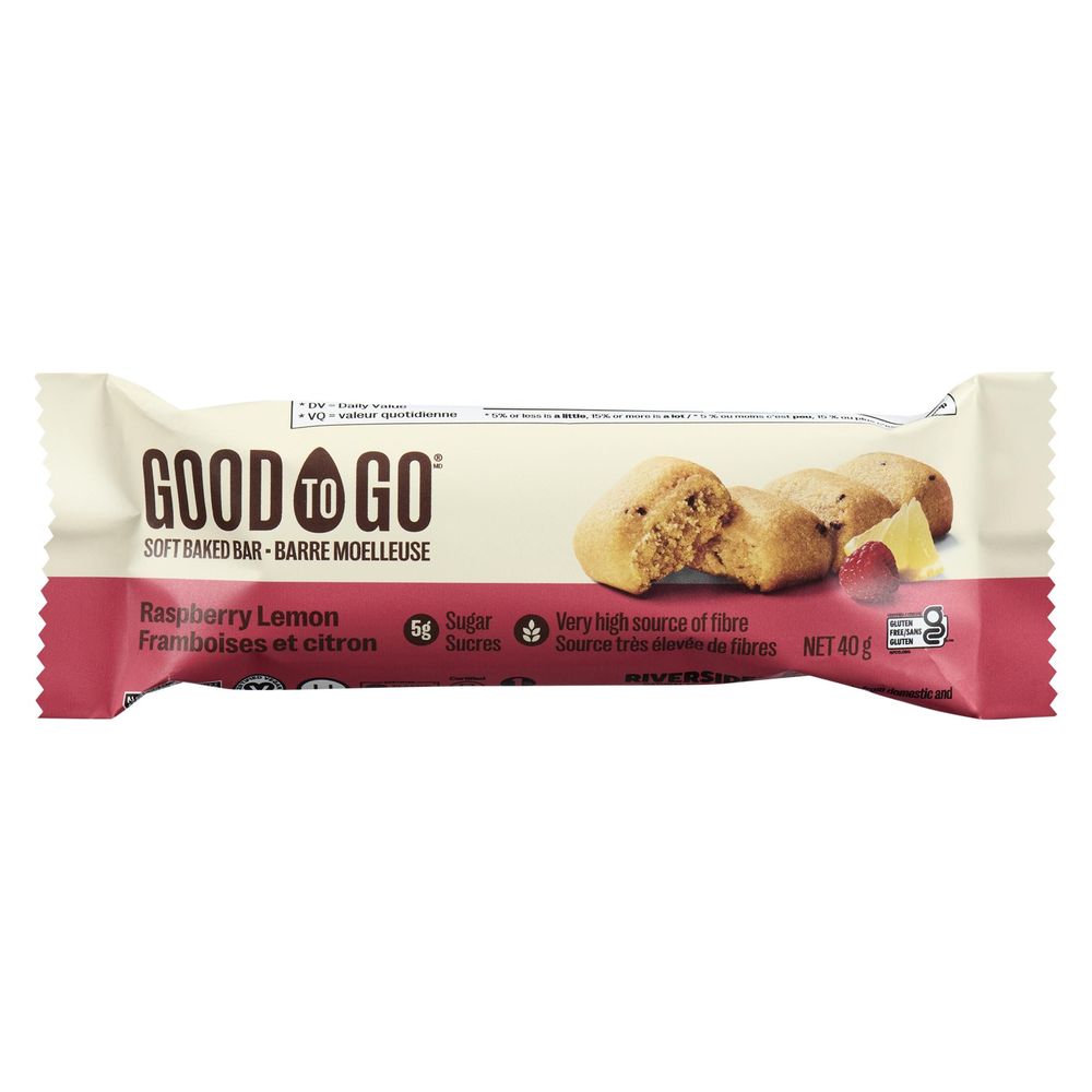 Good To Go Raspberry Lemon Soft Baked Bar| 40 Gram