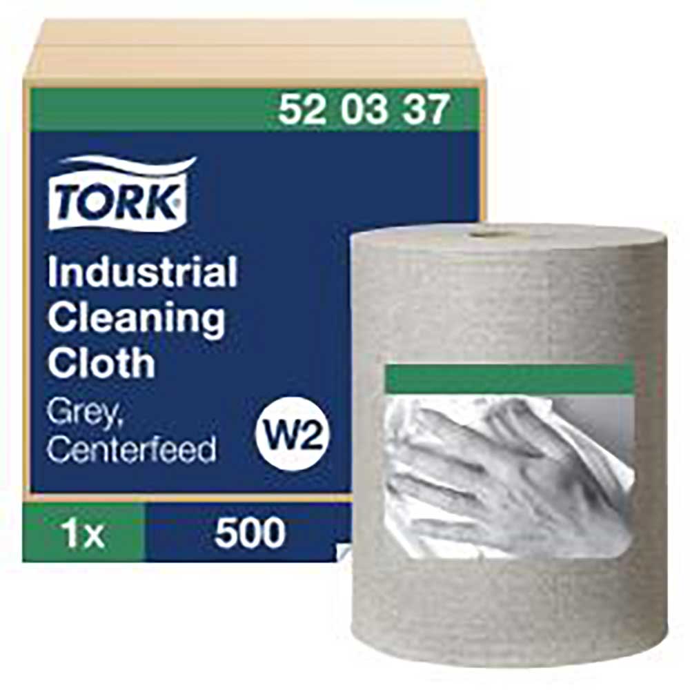 INDUSTRIAL CLNG CLTH GRAY CF 1/500