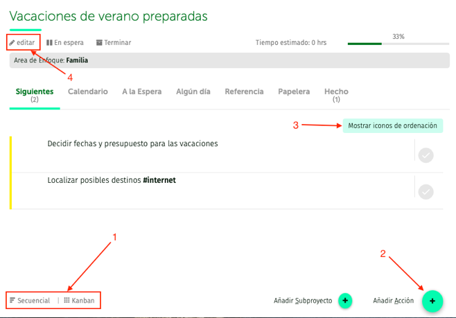Tutorial de FacileThings: Gestión de Proyectos