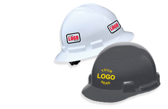 Custom Logo Hard Hats | FullSource.com