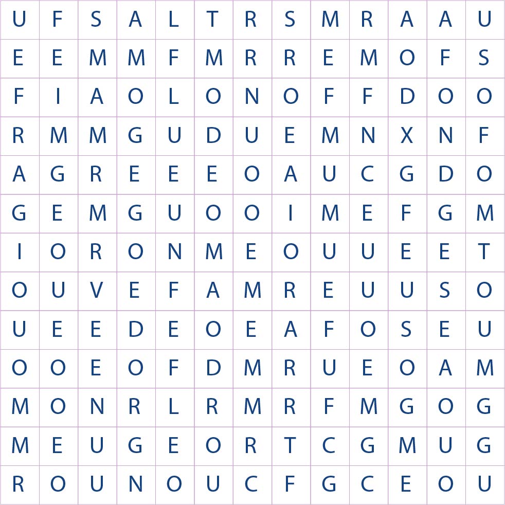 Sopa de Letras Octubre – FUNDAP