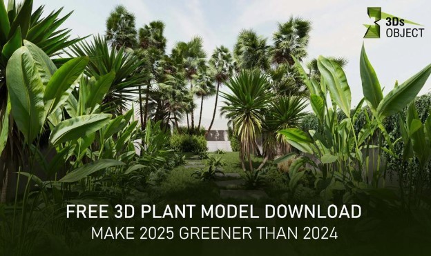 Free 3D Plant Model Download; Make 2025 Gre... | Fundly