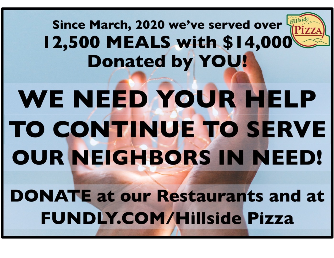 Hillside Pizza Community Meal Service | Fundly