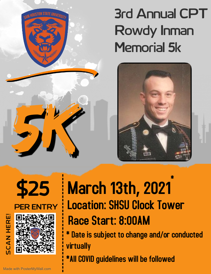 3rd Annual CPT Rowdy Inman Memorial 5k | Fundly
