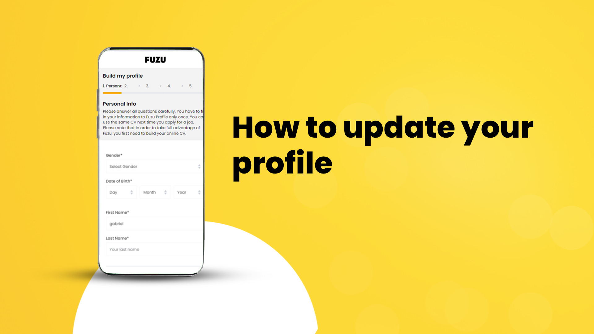 How to Update Your Fuzu Profile