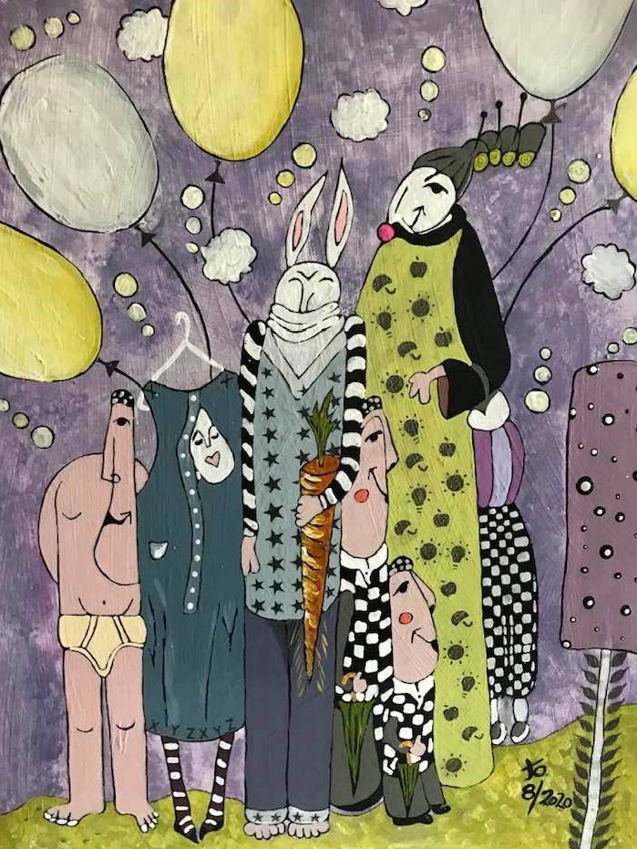 Les Amis Colles Colles, by the artist Anna Art | Gallea