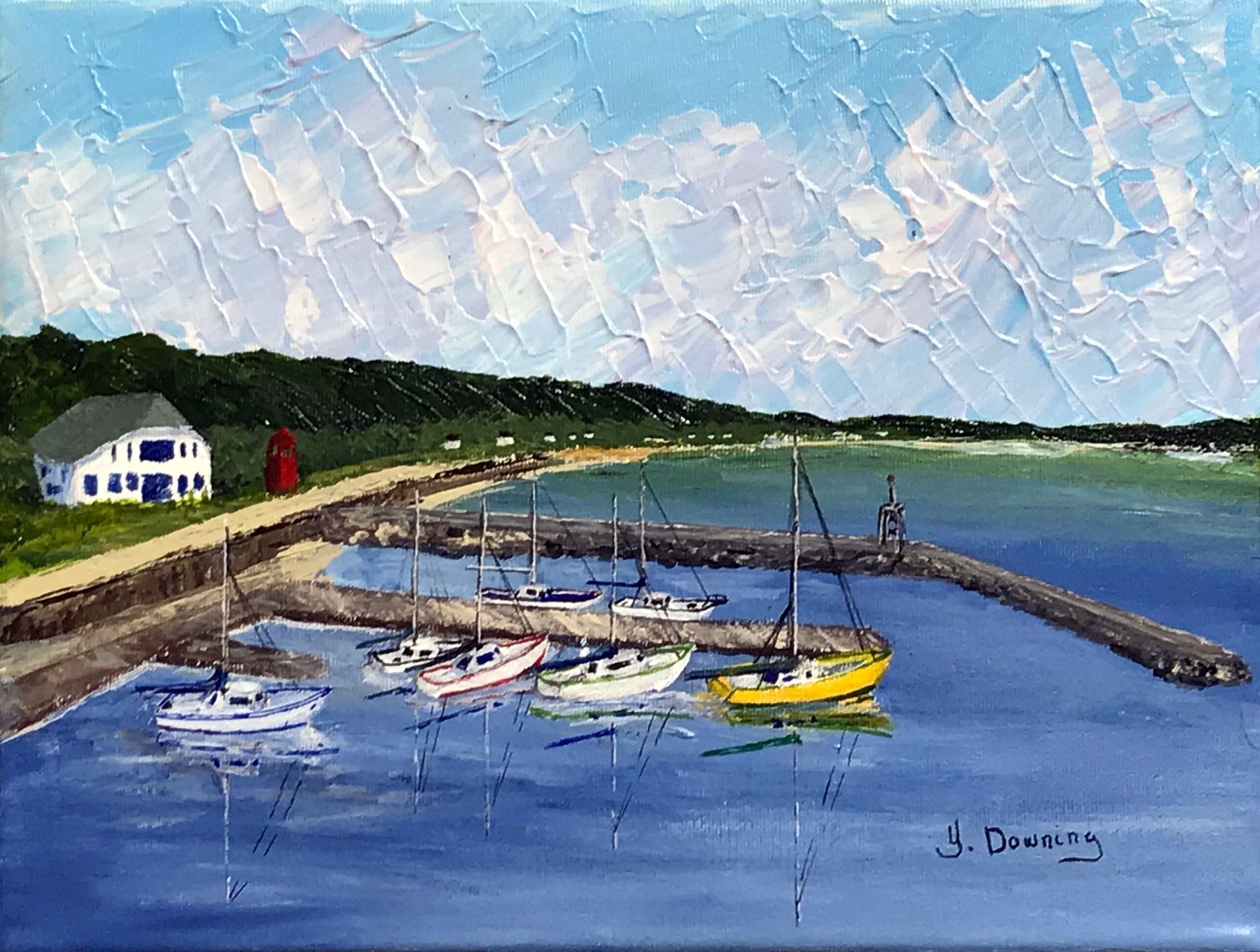 le club nautique, by the artist Yves Downing | Gallea