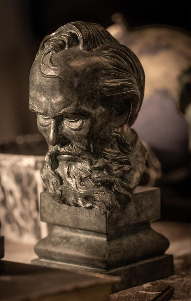 Bronze Dostoevsky Bust, by the artist Atelier Missor | Gallea