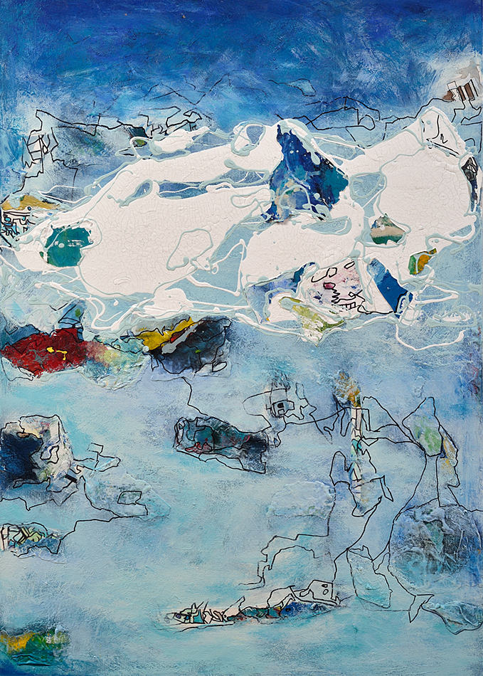 Sur ton nuage, by the artist Carole Arbic | Gallea