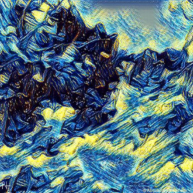 Van Gogh's Wave, by the artist Absolute Elsewhere | Gallea