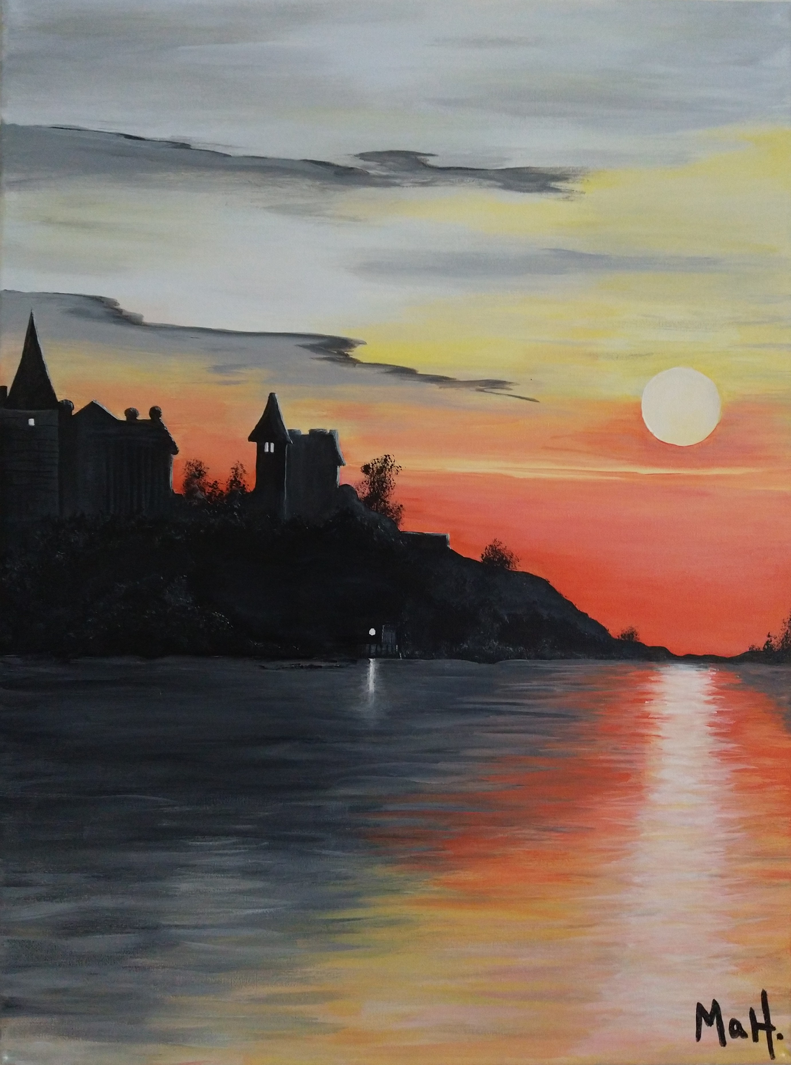 Le rocher, by the artist Manon Harvey | Gallea