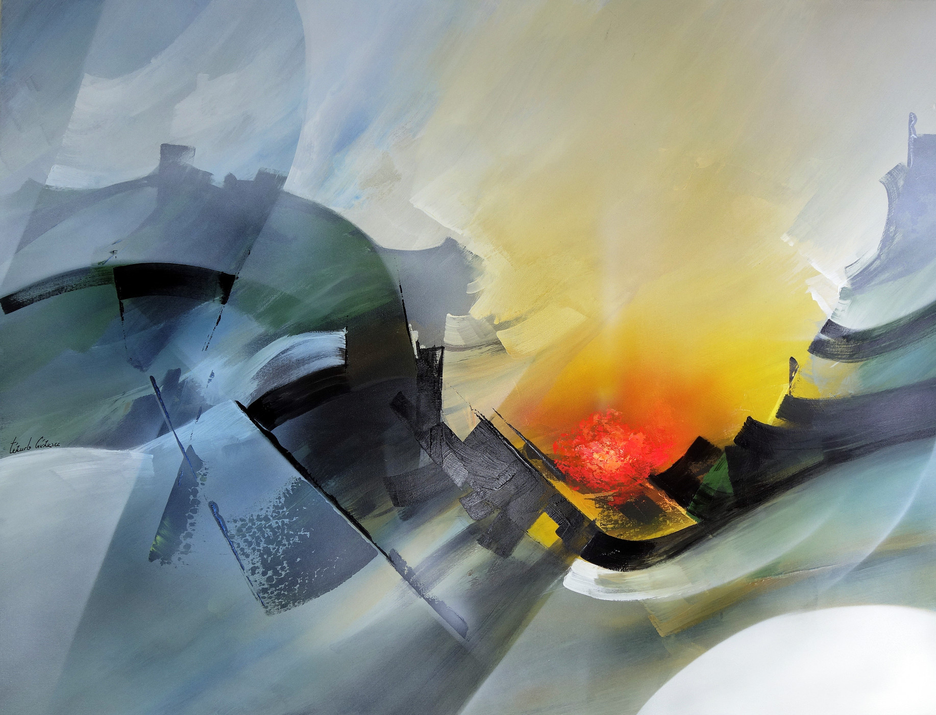 "COMPOSITION 848", by the artist TENURB-GENEAU | Gallea