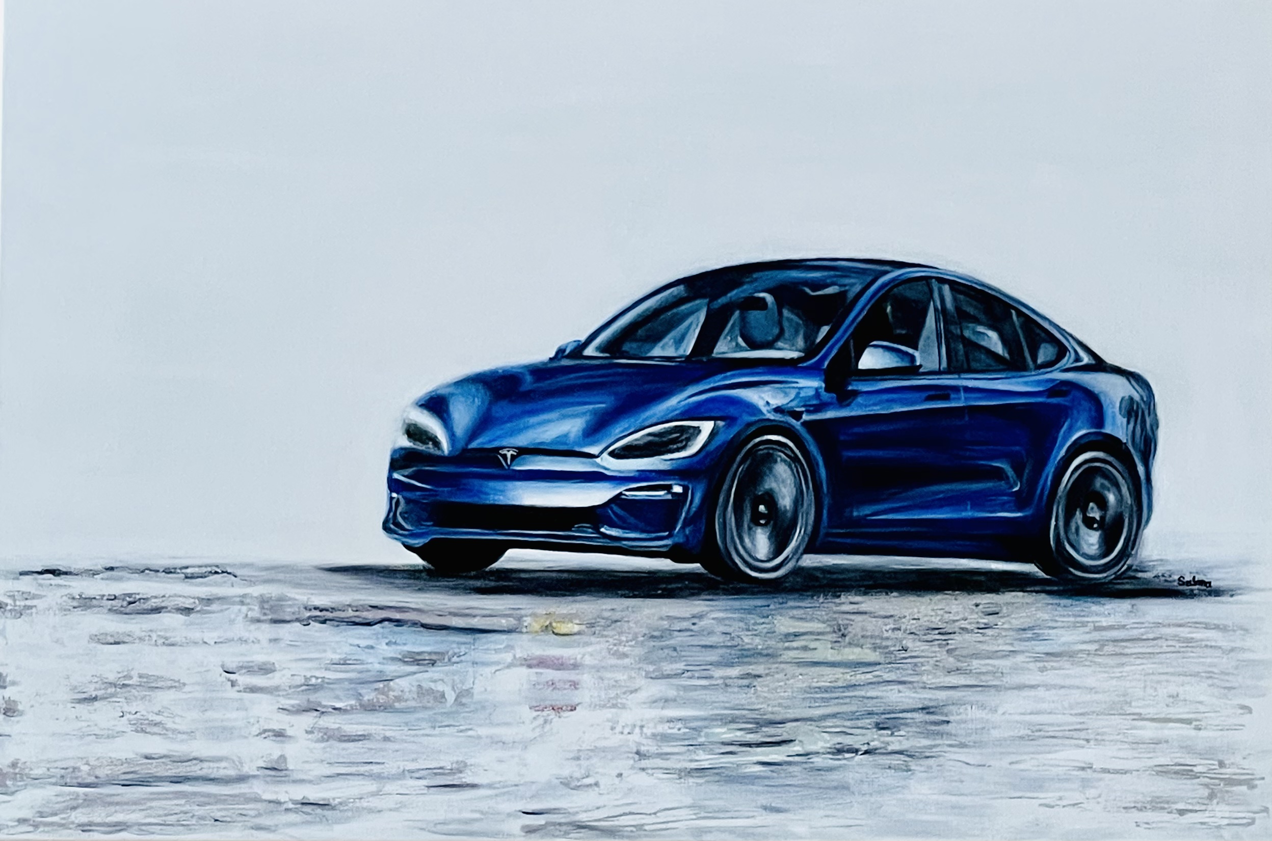 Tesla, by the artist Salma Motakef | Gallea