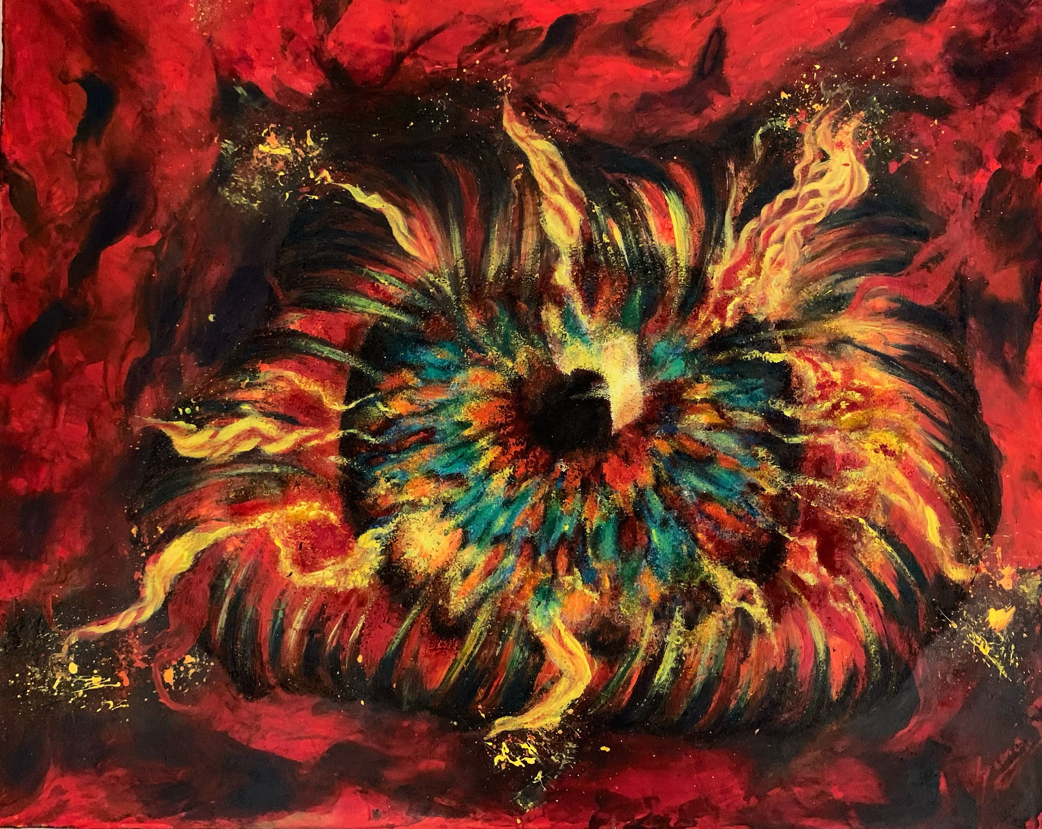 Combustion, by the artist Simo | Gallea