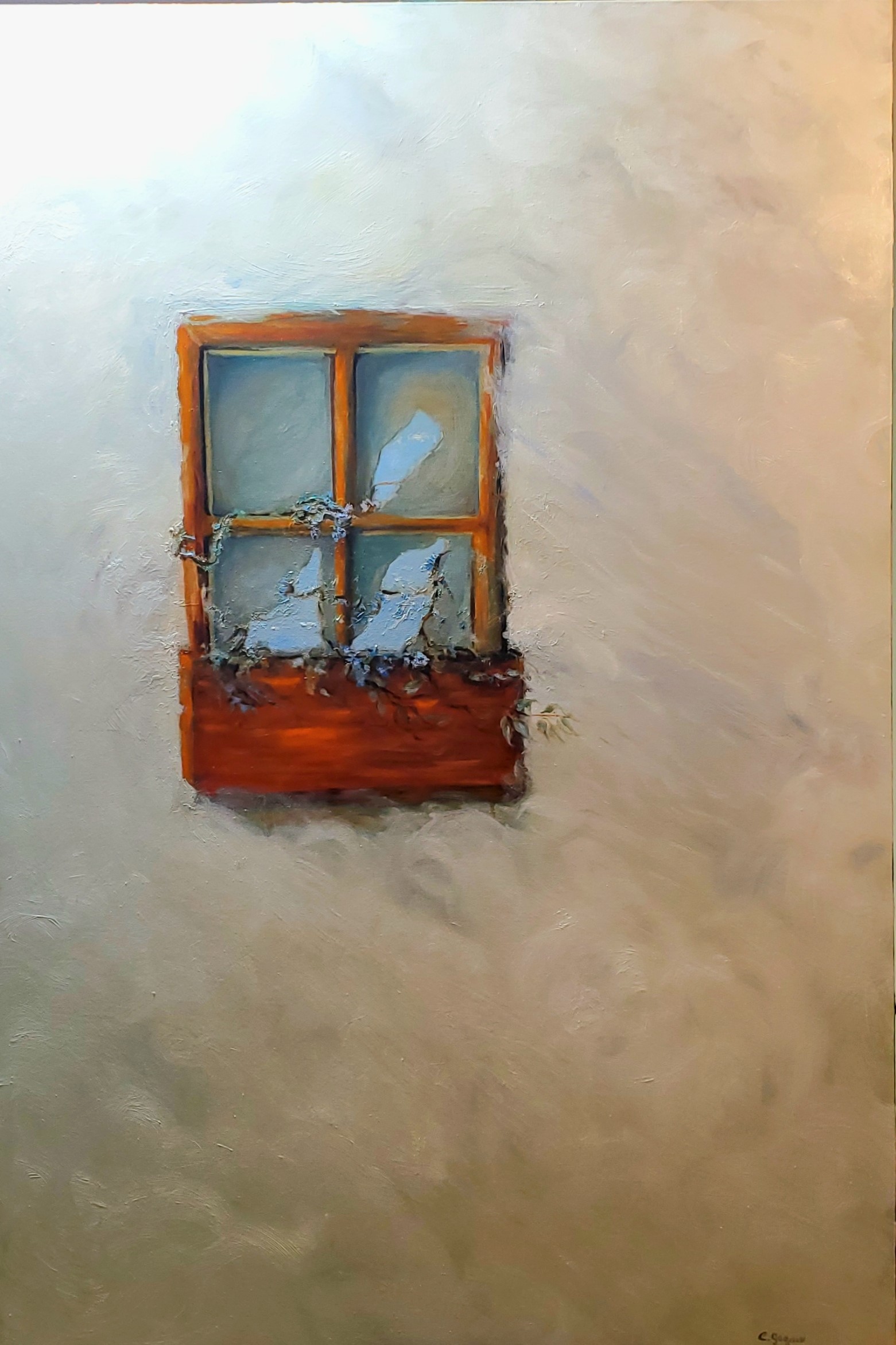 Evasion/Window escape, by the artist Christine Gagnon | Gallea