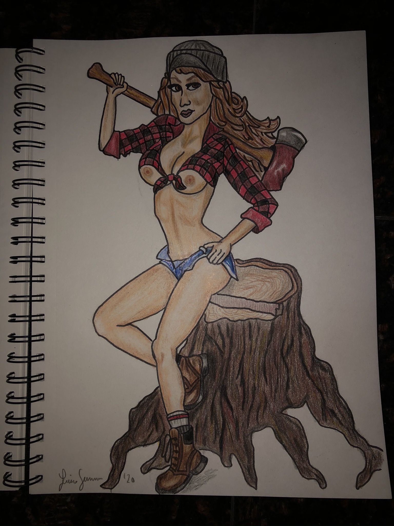 Lumber Jill, by the artist WolfWhale Creations | Gallea