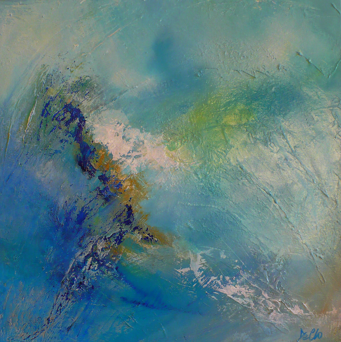 Le sens bleu, by the artist Denise Cloutier | Gallea