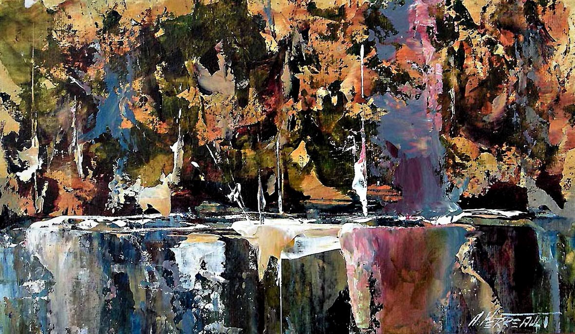 OCTOBER REFLECTIONS - Study, by the artist André Perreault | Gallea