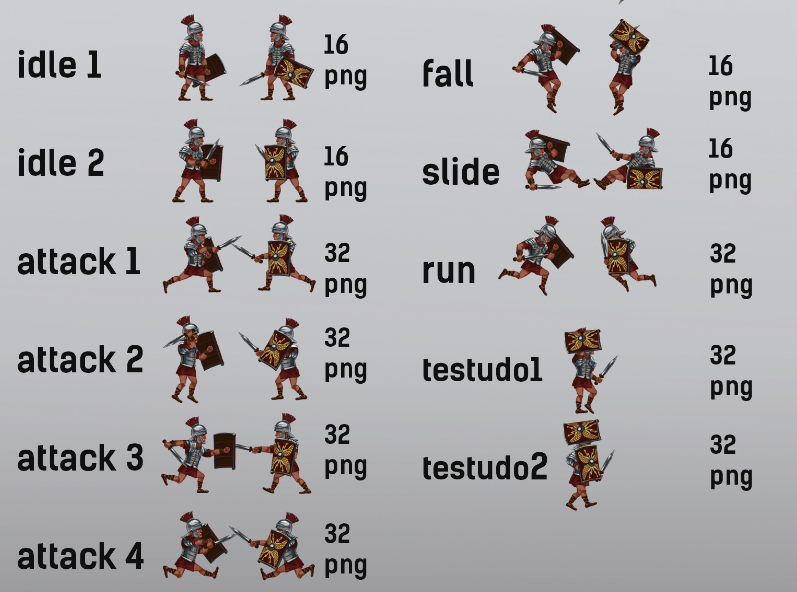 Roman Soldiers Royalty Free Game Art Animations2 | Game Art Partners