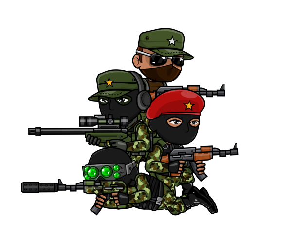 Guerrilla Fighters | Game Art Partners