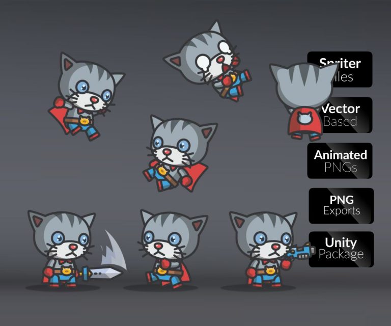 super cute characters royalty free game art | Game Art Partners