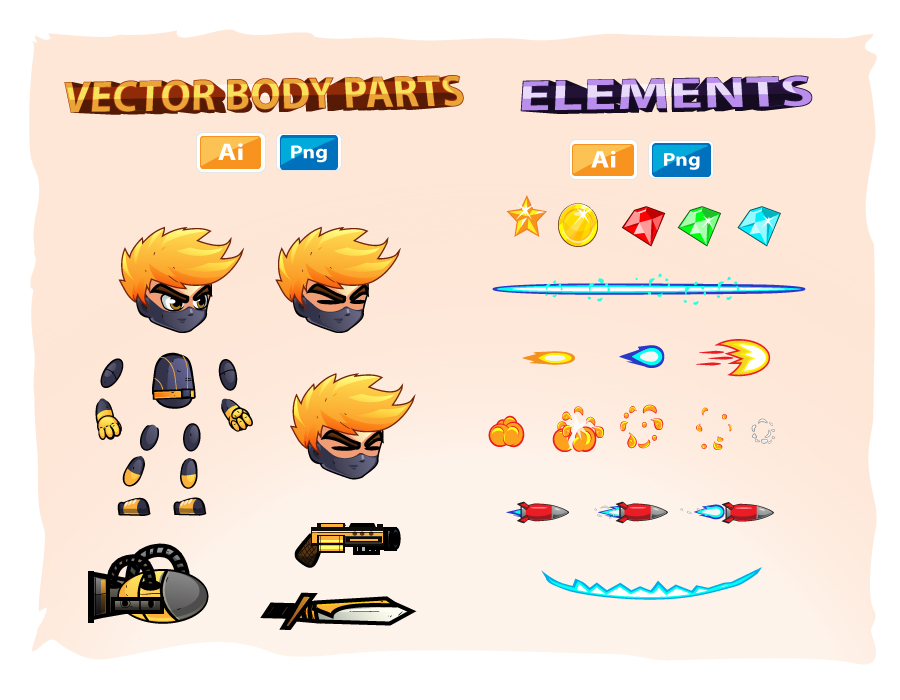 2D-Game-Character-Sprite-Sheets-03 | Game Art Partners