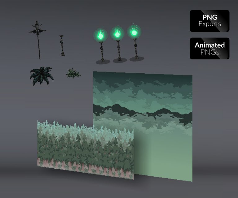 pixel-art-Horror-Set-preview-3 | Game Art Partners