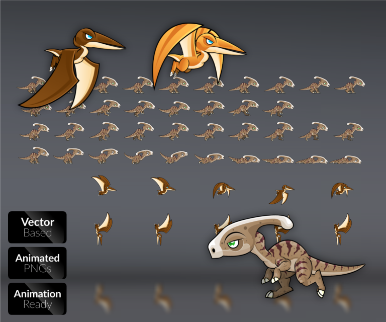 Dinosaur_Sprite_2 | Game Art Partners