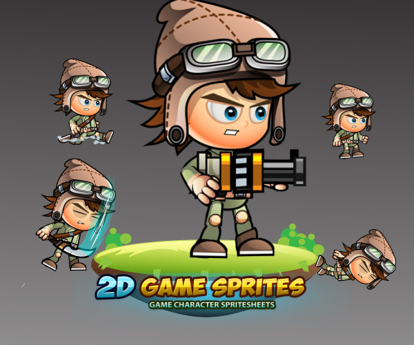 Rusty 2d Game Sprites By Dionartworks Codester Images
