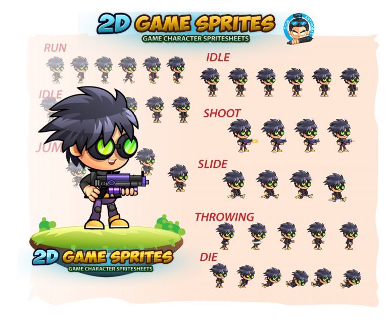 2D-Game-Sprites-0513 | Game Art Partners