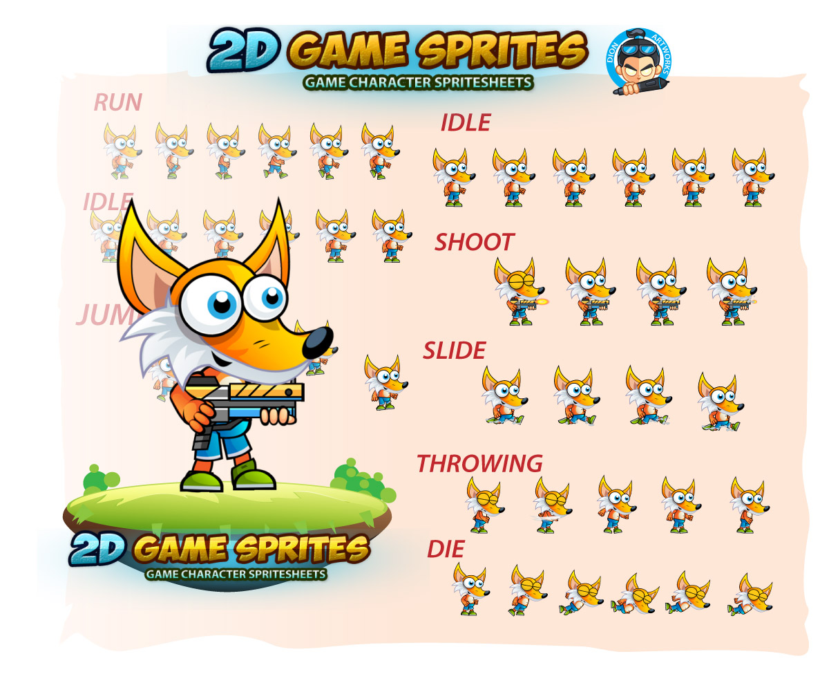 2D-Game-sprites-0514 | Game Art Partners