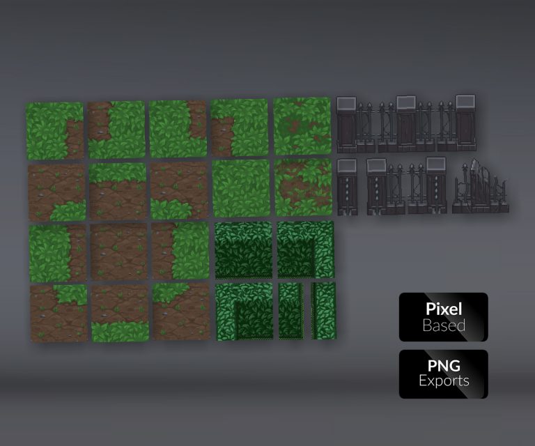 pixel-art-cemetery-preview-1 | Game Art Partners