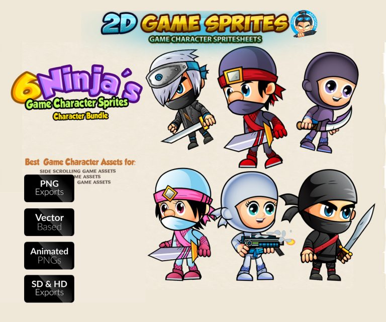 2D_Game_Character_Sprite_Sheets-_Gallery_Template2 | Game Art Partners