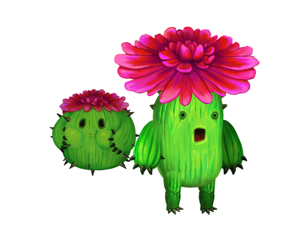 Cactus – Character Sprite | Game Art Partners