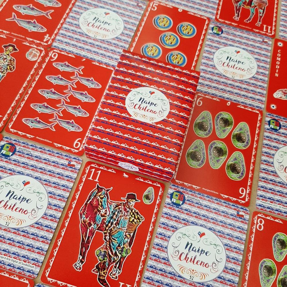 Naipe Chileno - Serie Roja (D52)