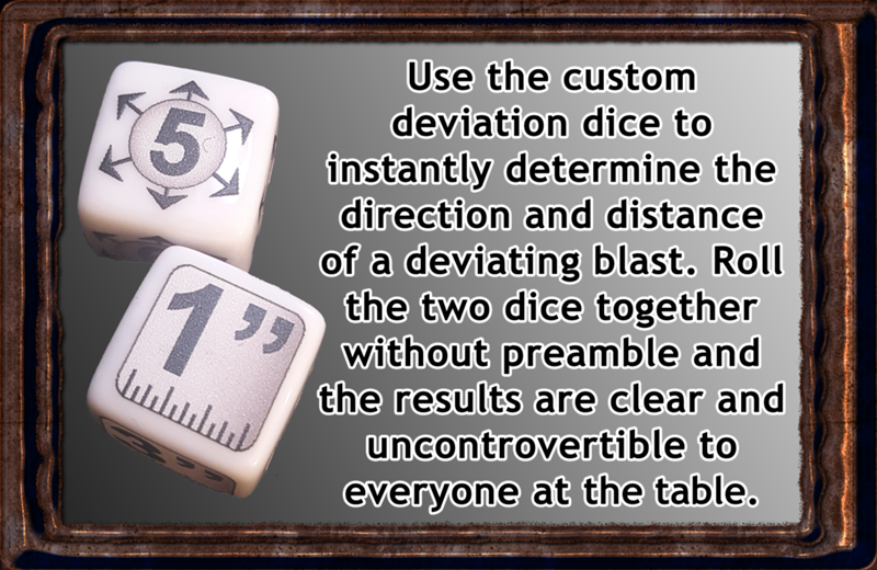 S.T.U.D. Dice - Embers (Compatible with Warmachine)
